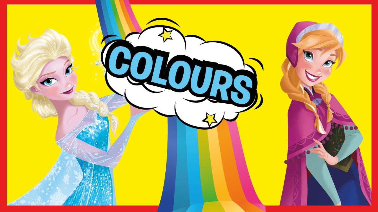 FROZEN - Learning Colors with Anna, Elsa and Olaf (Educational Content ...