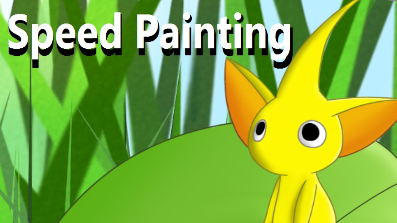 Speed Painting - Yellow Pikmin - YouTube
