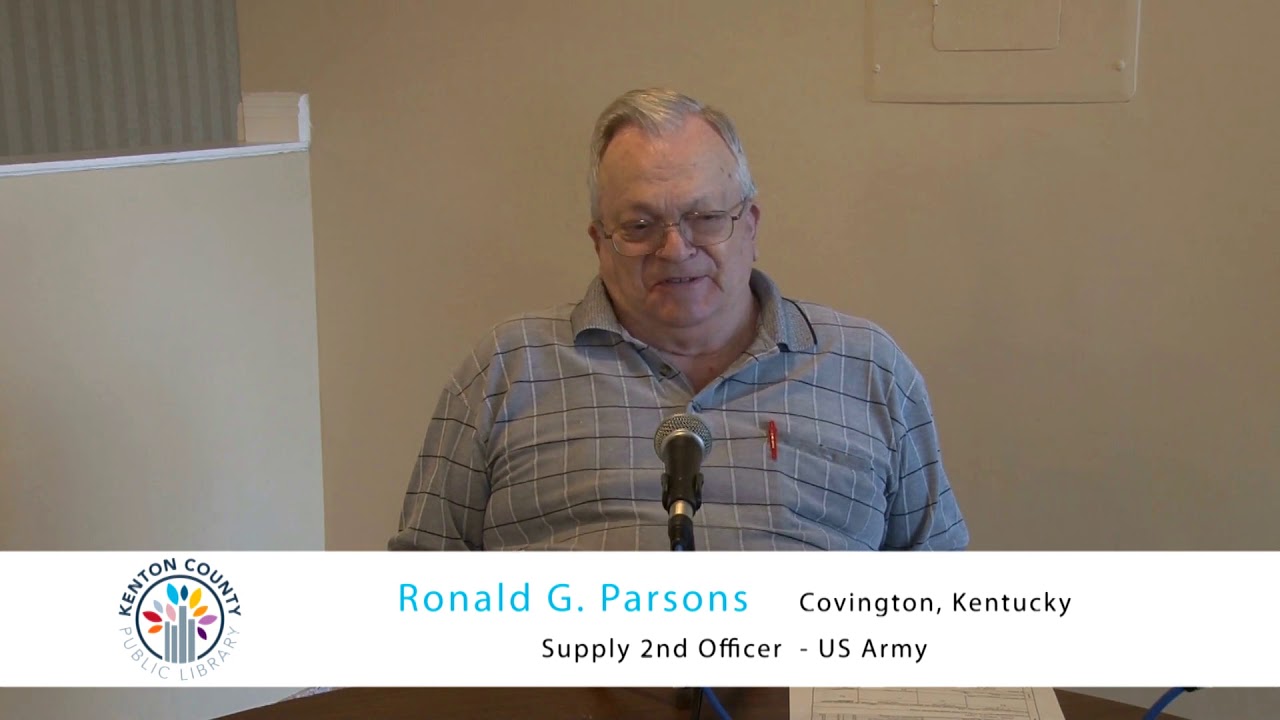 Ronald Parson veterans interview - YouTube