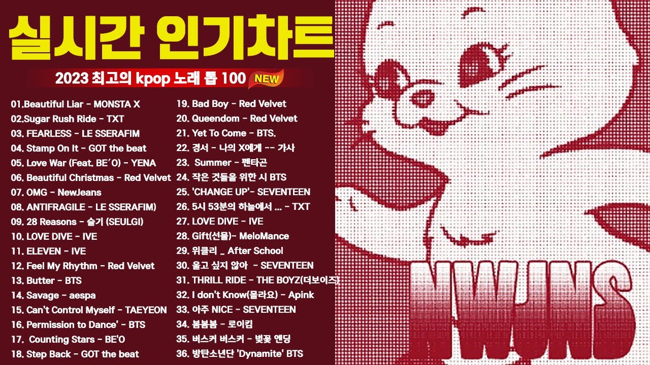 𝐏𝐥𝐚𝐲𝐥𝐢𝐬𝐭 2023년 오늘 최신 Kpop 음악 재생 목록 2023년 2월 여자아이돌 걸그룹 노래모음 듣기만 해도 신나는 최근 케이팝 여돌 노래 모음 Youtube 