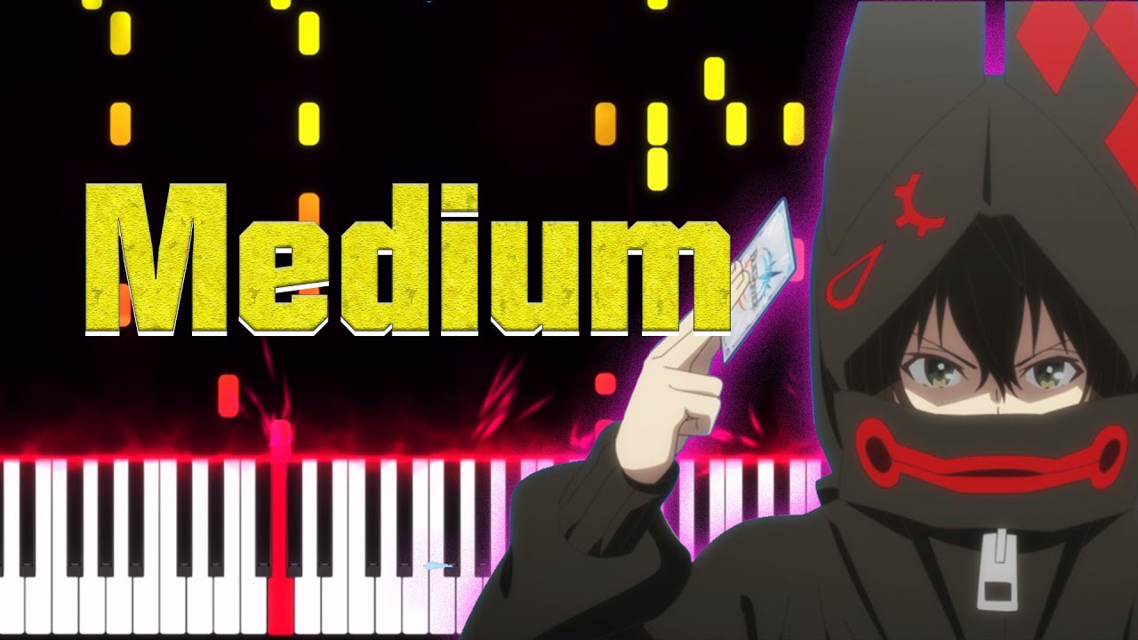 BUILD DIVIDE #FFFFFF CODE WHITE OP (GOLD) MEDIUM Piano Tutorial + Music ...