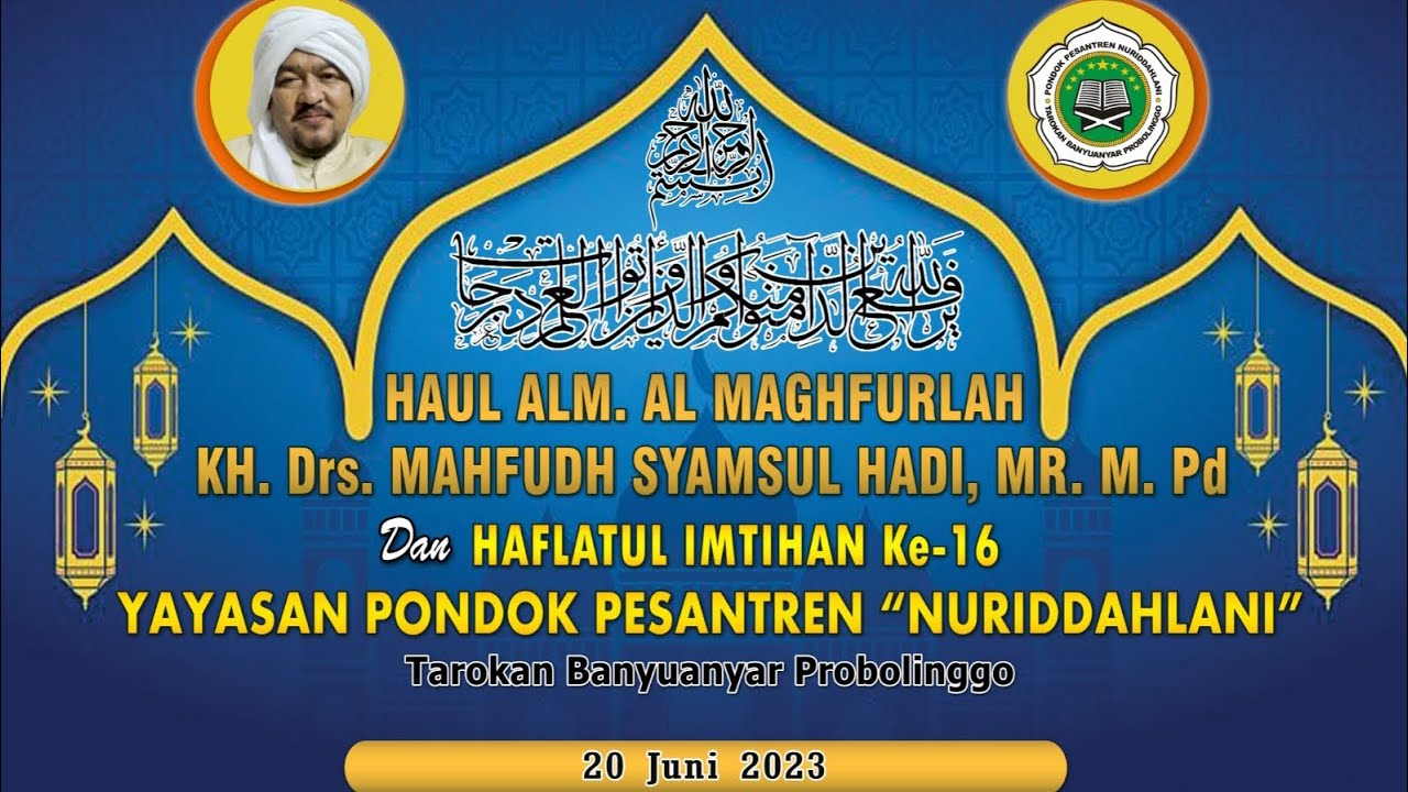 part5 ( Haul pendiri ke-11 dan haflatul Imtihan ponpes Nuriddahlani ke ...