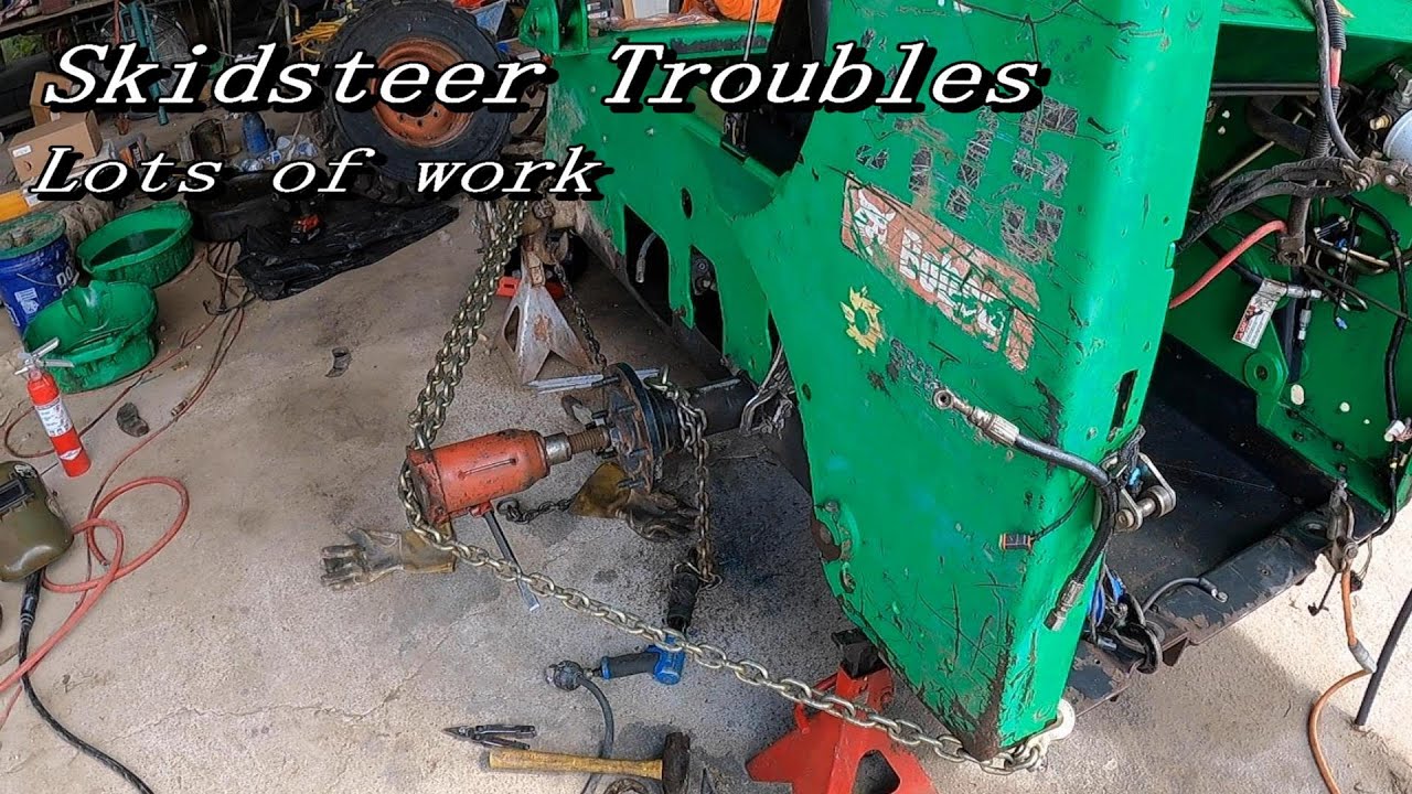 Broken Skidsteer Axle Tube. - YouTube