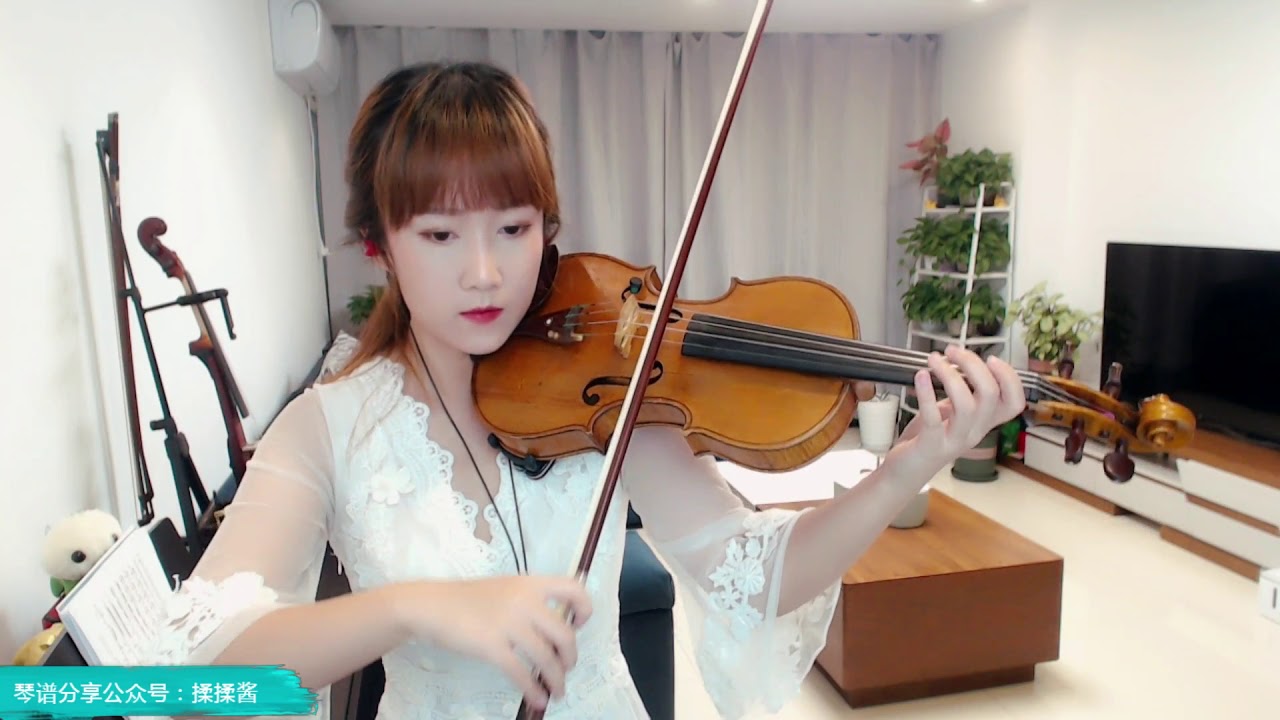 【揉揉酱】小提琴演奏 July Tun《清新的小女孩》【RouRouJiang】violin playing ဂျူလိုင်ထွန်း ...