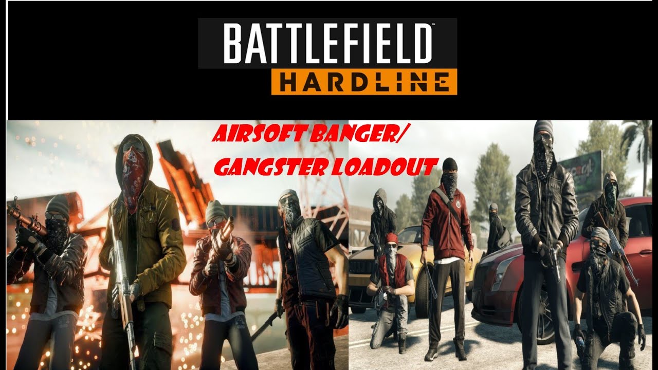 Airsoft "Banger/Gangster" Loadout|Battlefield Hardline - YouTube
