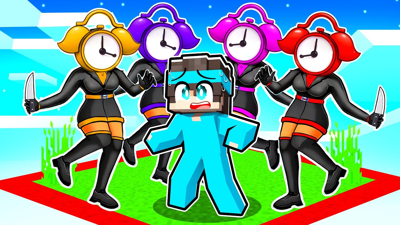 LOCKED on a ONE CHUNK With SUPER SUS CLOCK WOMANS! - YouTube