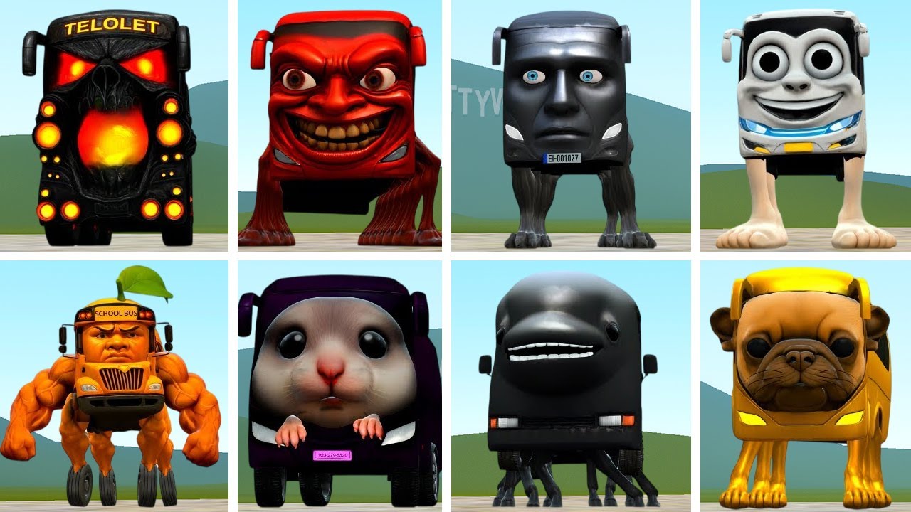 ALL NEW ITALIAN BRAINROT BUS FAMILY in Garry's Mod! - YouTube