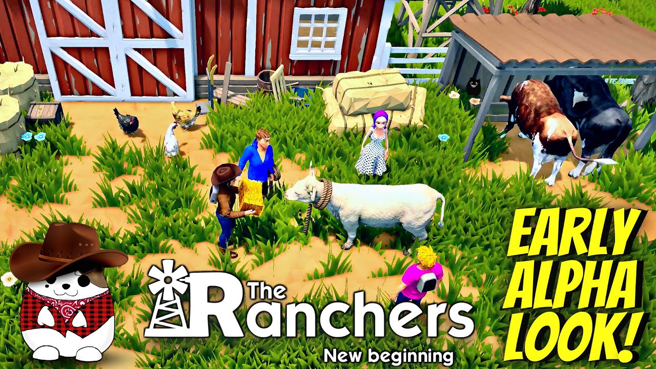 The Ranchers | First Early Alpha Look! | Getting That Cow! | New ...