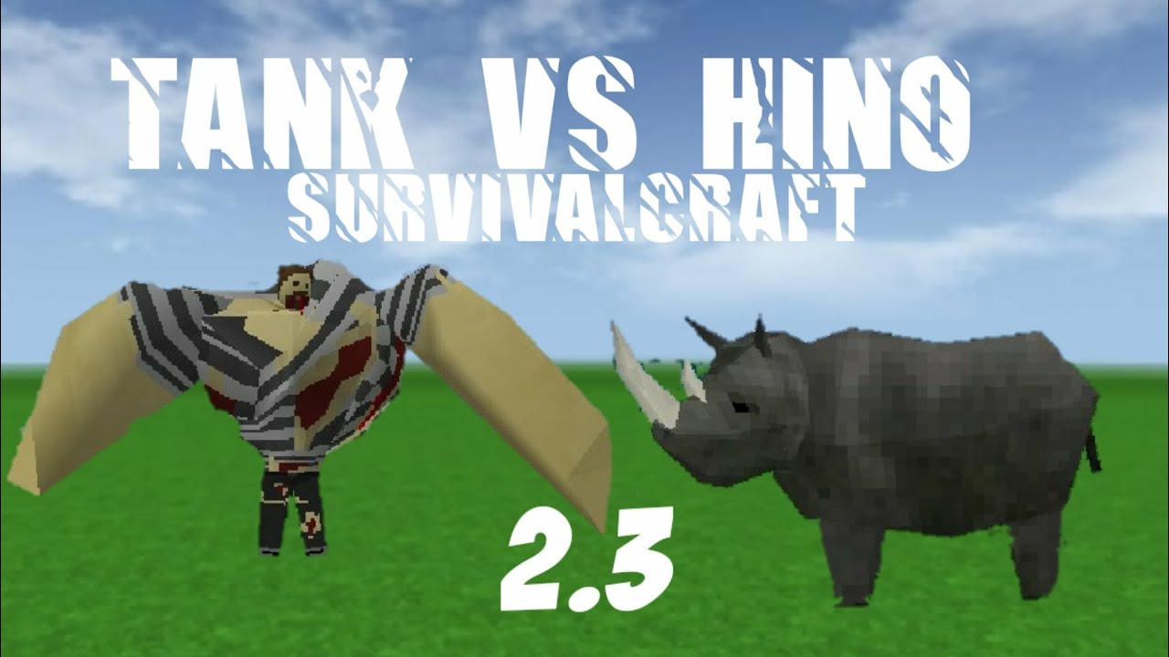 TANK VS HINO SURVIVALCRAFT 2 DAYZ MOD @RGpro17 - YouTube