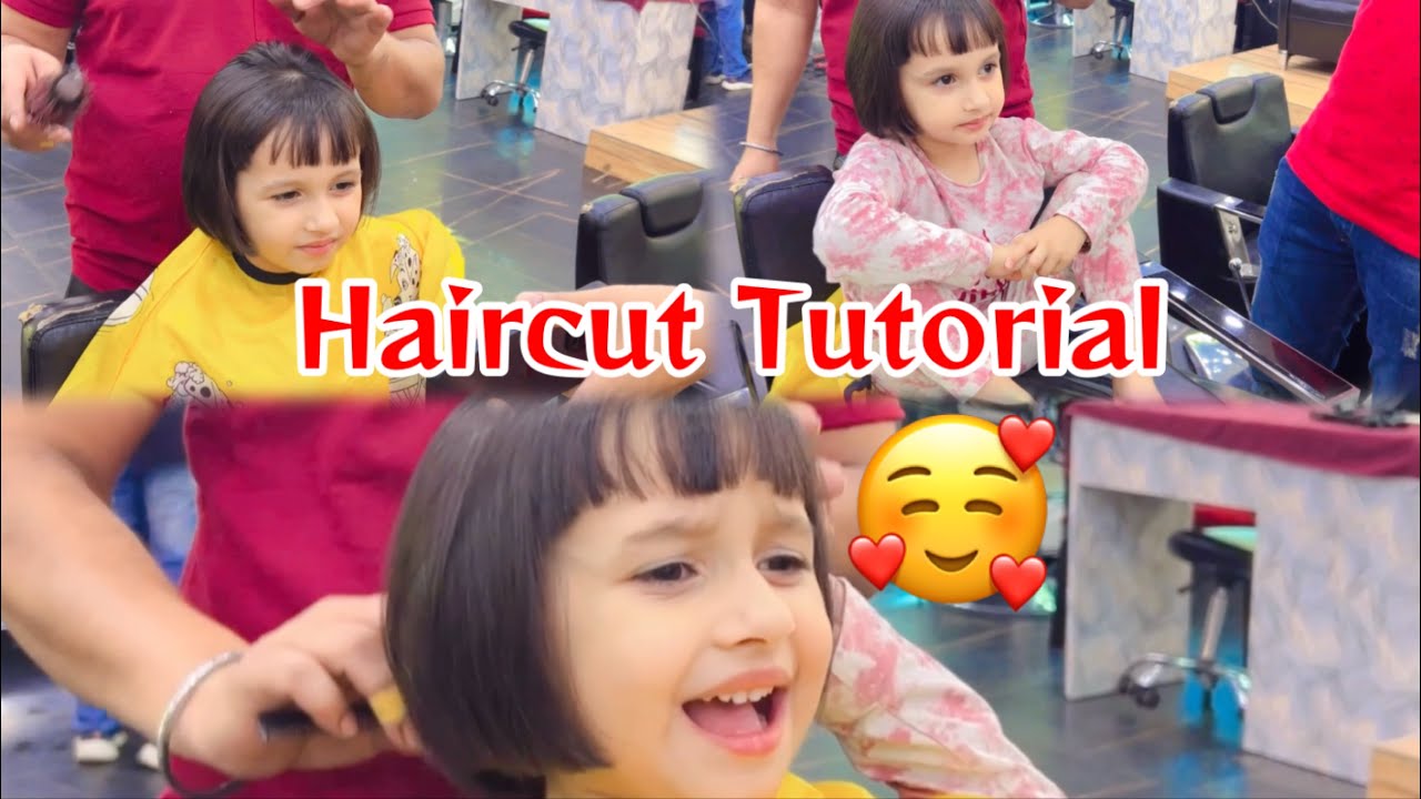 Cute 🥰 baby Girl haircut 💇‍♀️ || Hair Cut Tutorial ⁠|| 9818485930 @NISHA_LAMBHA - YouTube