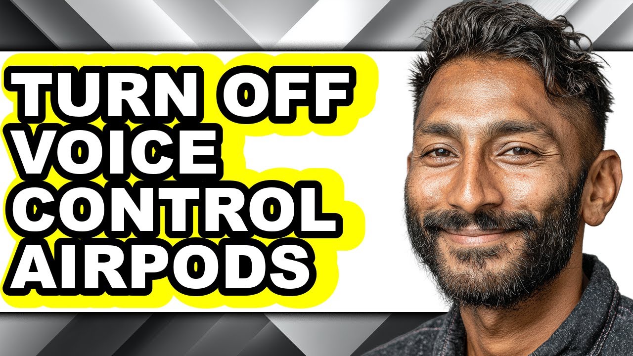 How to Turn Off Voice Control Airpods - Step by Step - YouTube