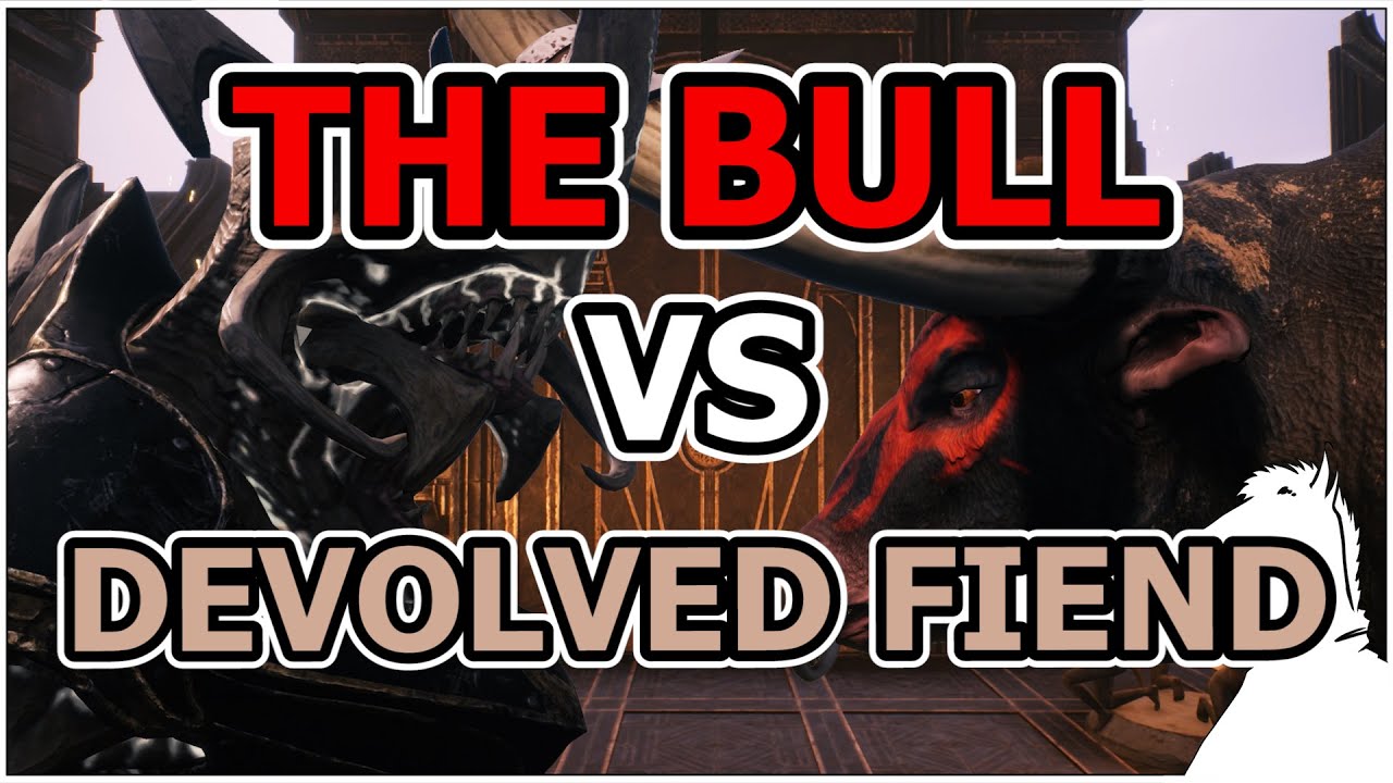 The Bull VS Devolved Fiend | CONAN EXILES - YouTube