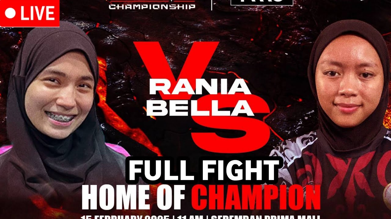 PUTERI RANIA VS BELLA FULL FIGHT LIVE TWINS CHAMPIONSHIP - YouTube