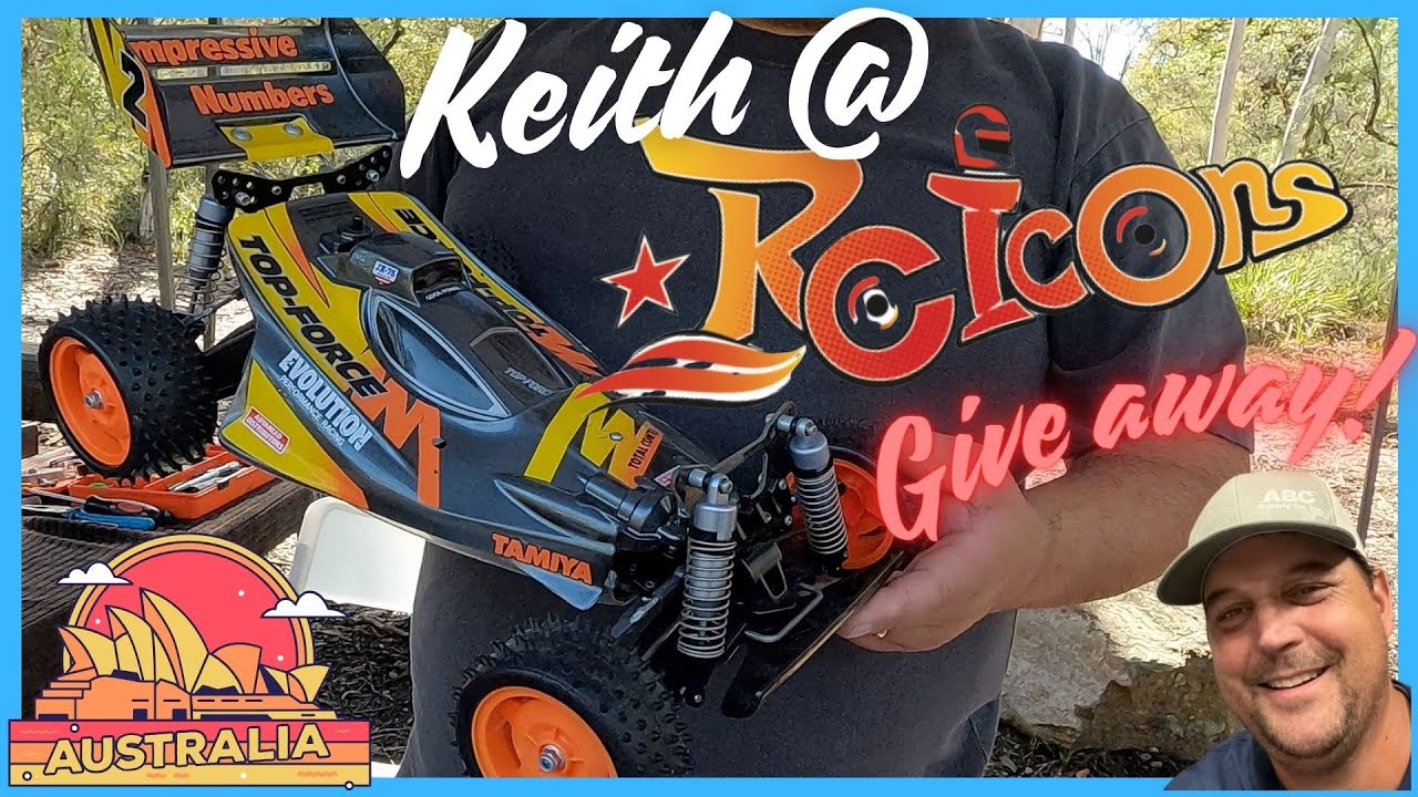 Tamiya TOP FORCE EVOLUTION - RC ICONS give away car - YouTube