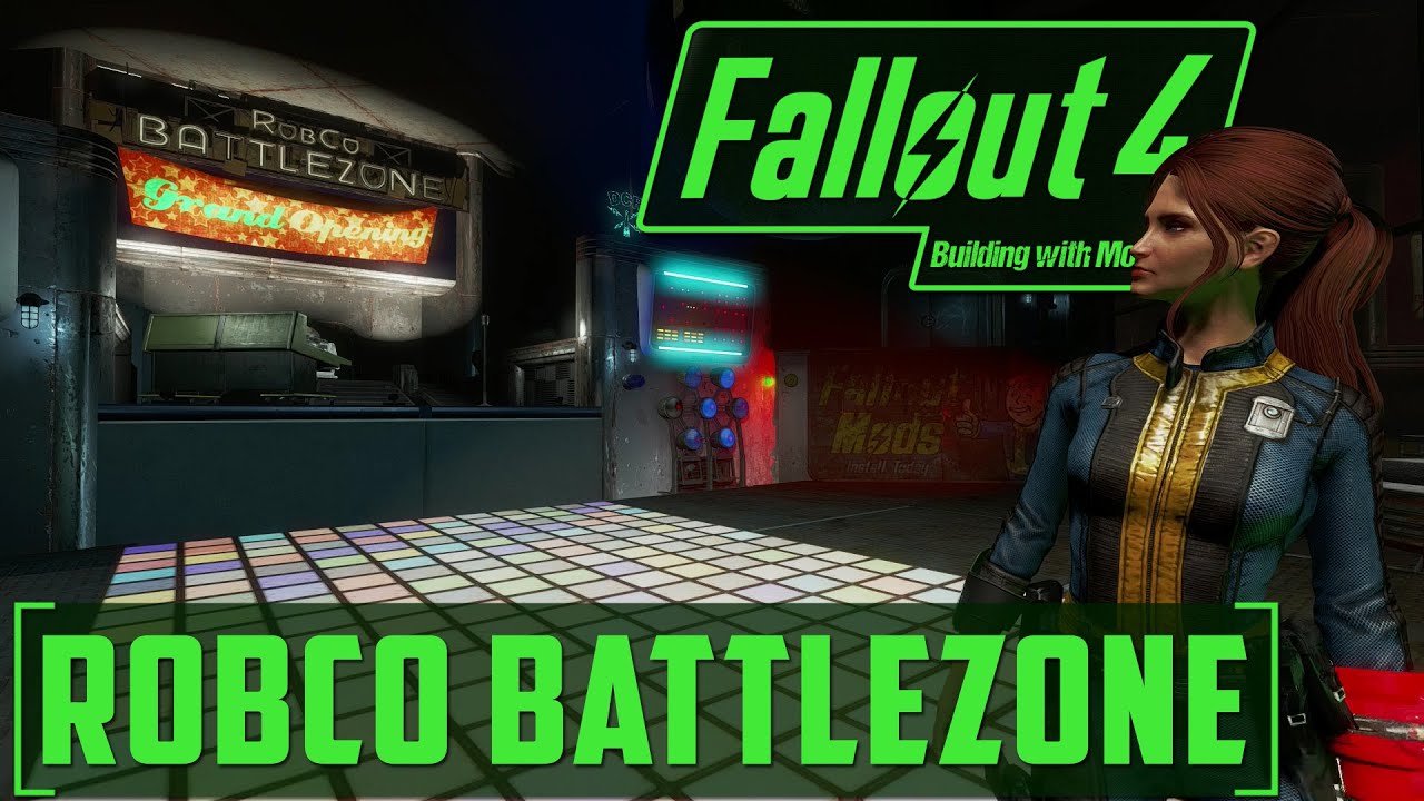 Fallout 4 - Building with Mods - Robco Battlezone - YouTube