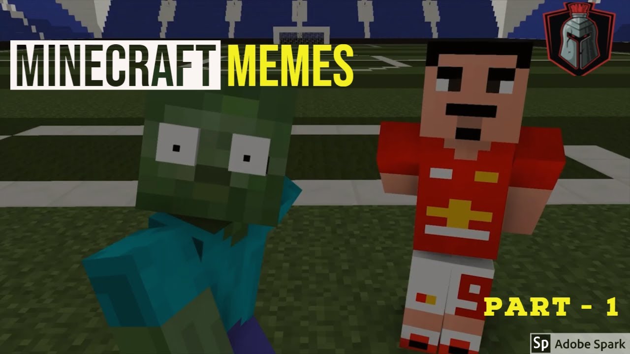 MINECRAFT FUNNY FOOTBALL MATCH MEMES || GAMING CAMP - YouTube