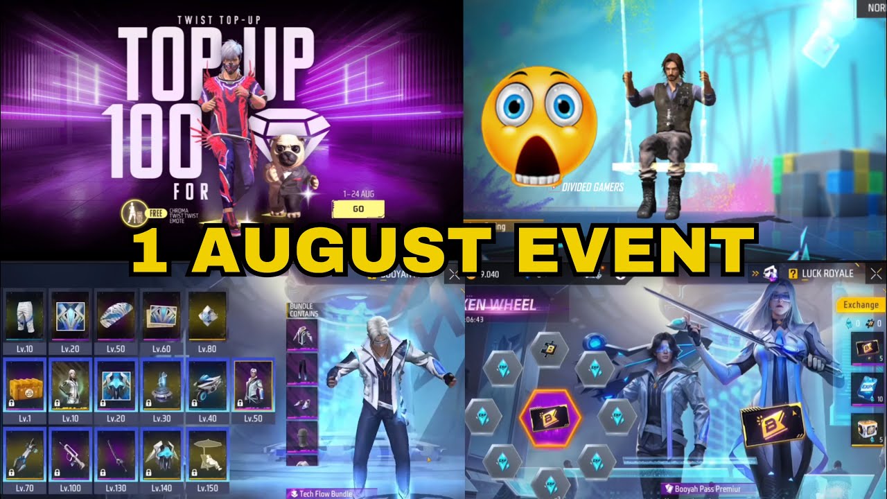 TONIGHT UPDATE FREE FIRE | 1 AUGUST TONIGHT UPDATE FREE FIRE | NEW ...
