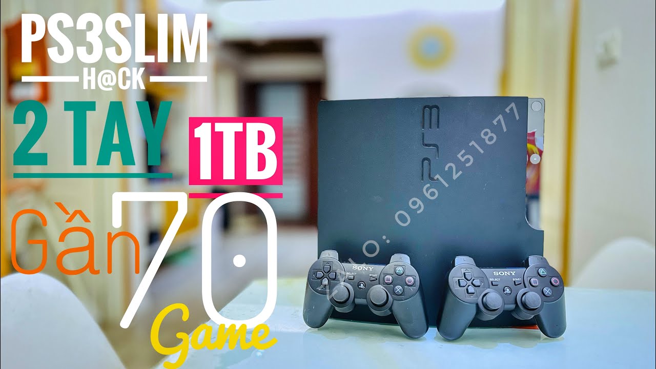 [ps3] test ps3 slim hack full ổ 1tb gần 70 game ship BÌNH THUẬN - YouTube