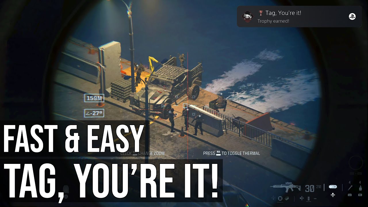 COD MW3 - Tag, You're It! Trophy (Use The Spotter Scope To Tag 60 ...