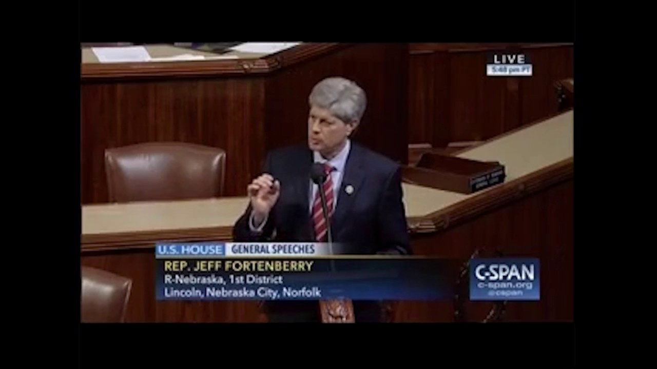 Congressman Fortenberry Speaks on House Floor about Security and ...