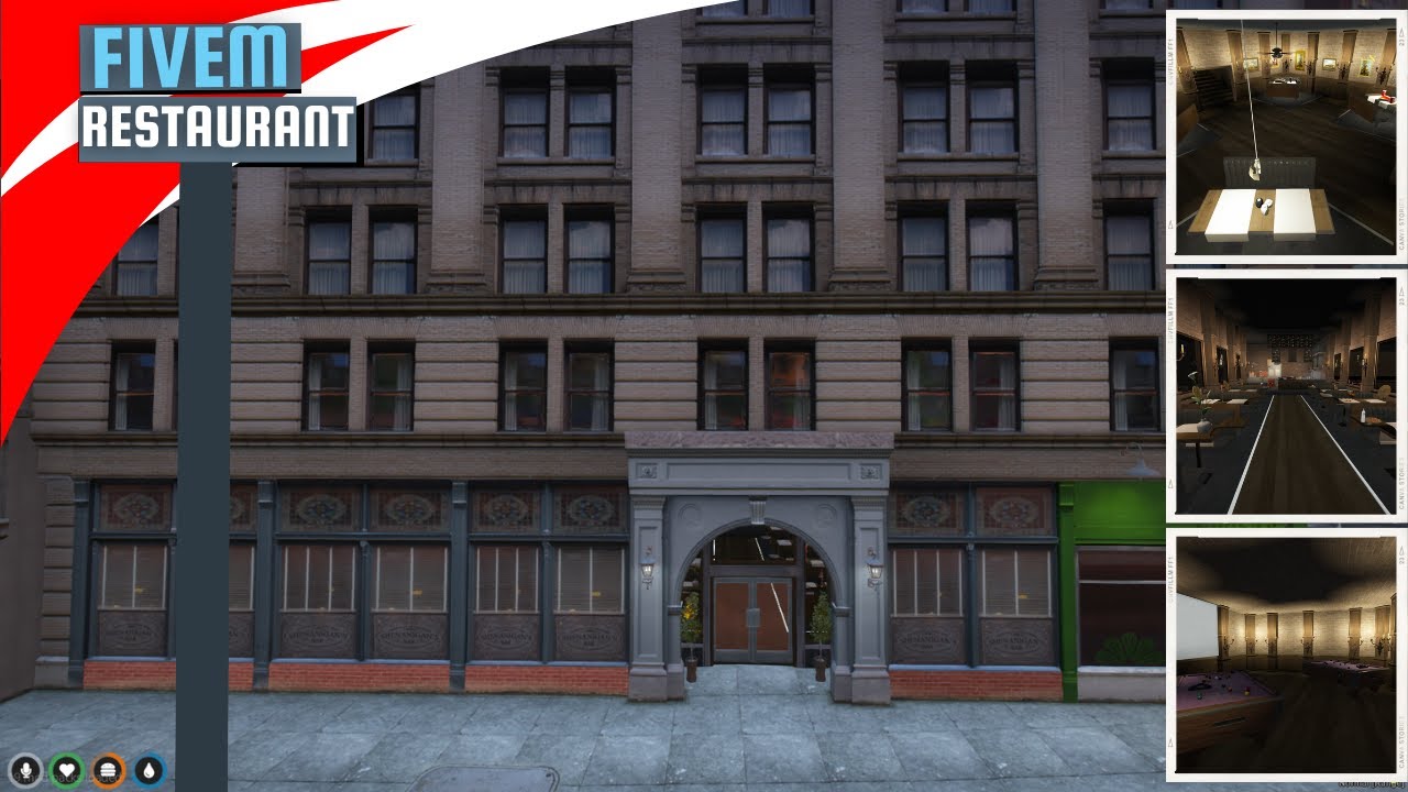 Fivem restaurant | Fivem Mods | Interior & map for Roleplay | FiveM mlo ...