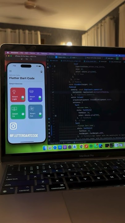 Smart home app ui designed concept using flutter #flutter #flutterflow #smartphone #flutterby # ...