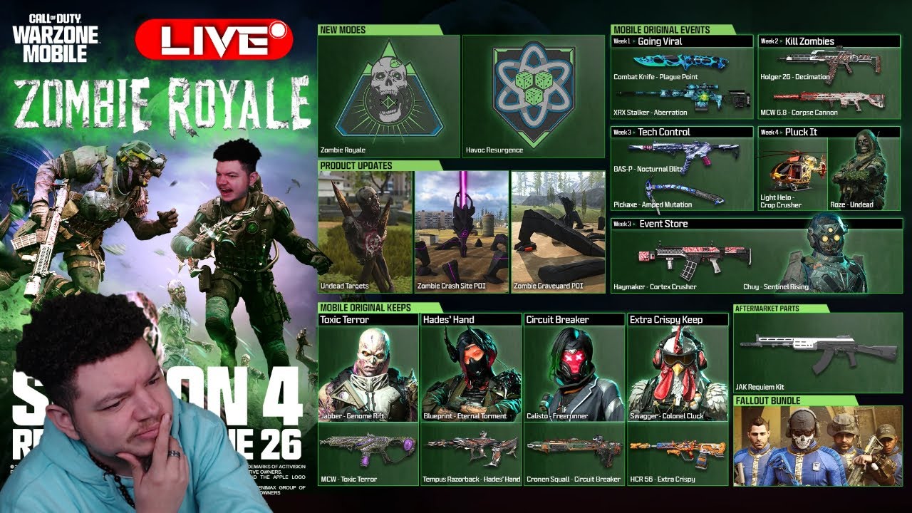 🔴LIVE (Vertical) Warzone Mobile Gameplay! SEASON 5 TOMORROW! - YouTube