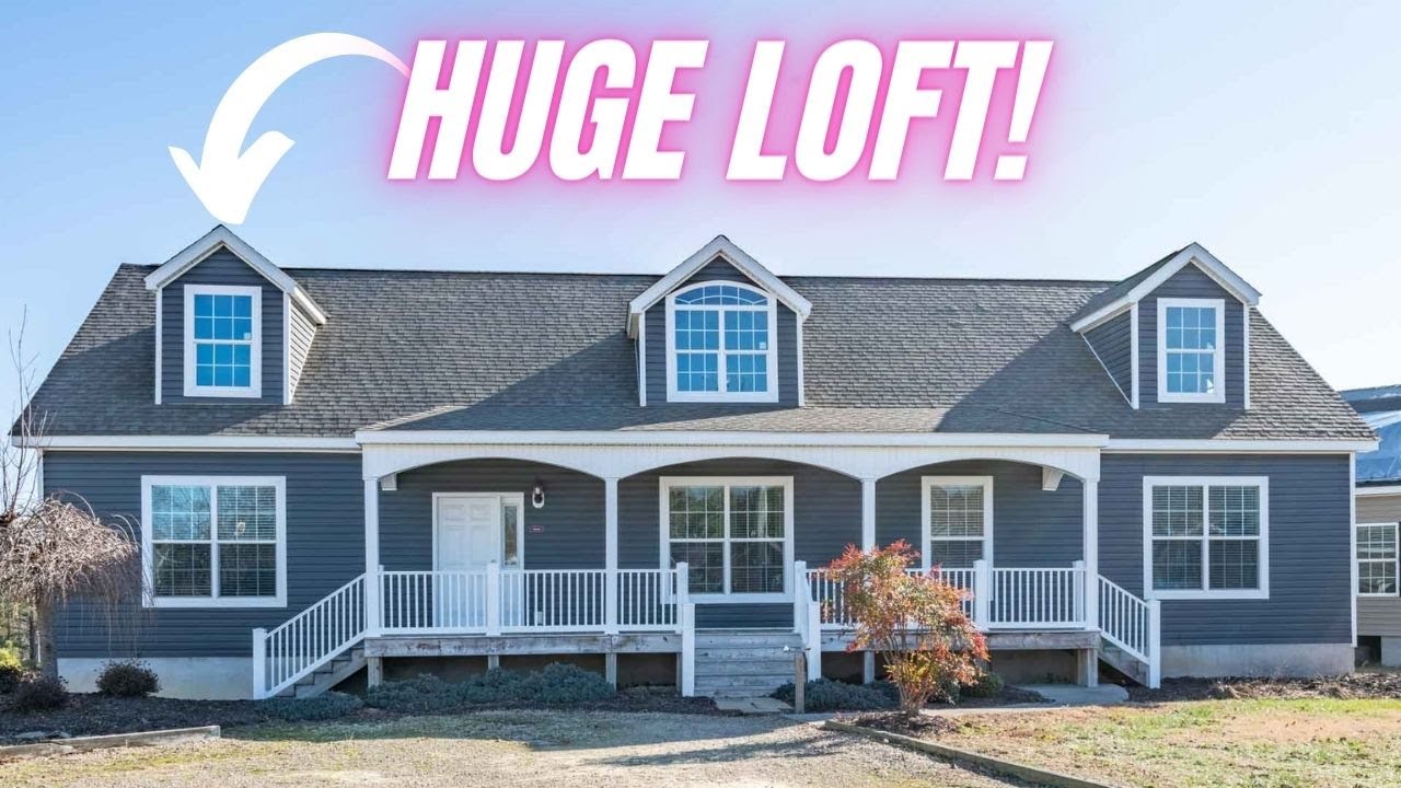 MASSIVE Upstairs In This Modular Home! 3 Bed 2 Bath Tour - YouTube