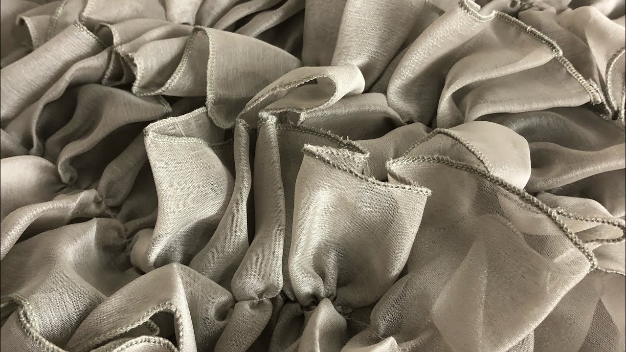 Secret way to create stylish frills - YouTube