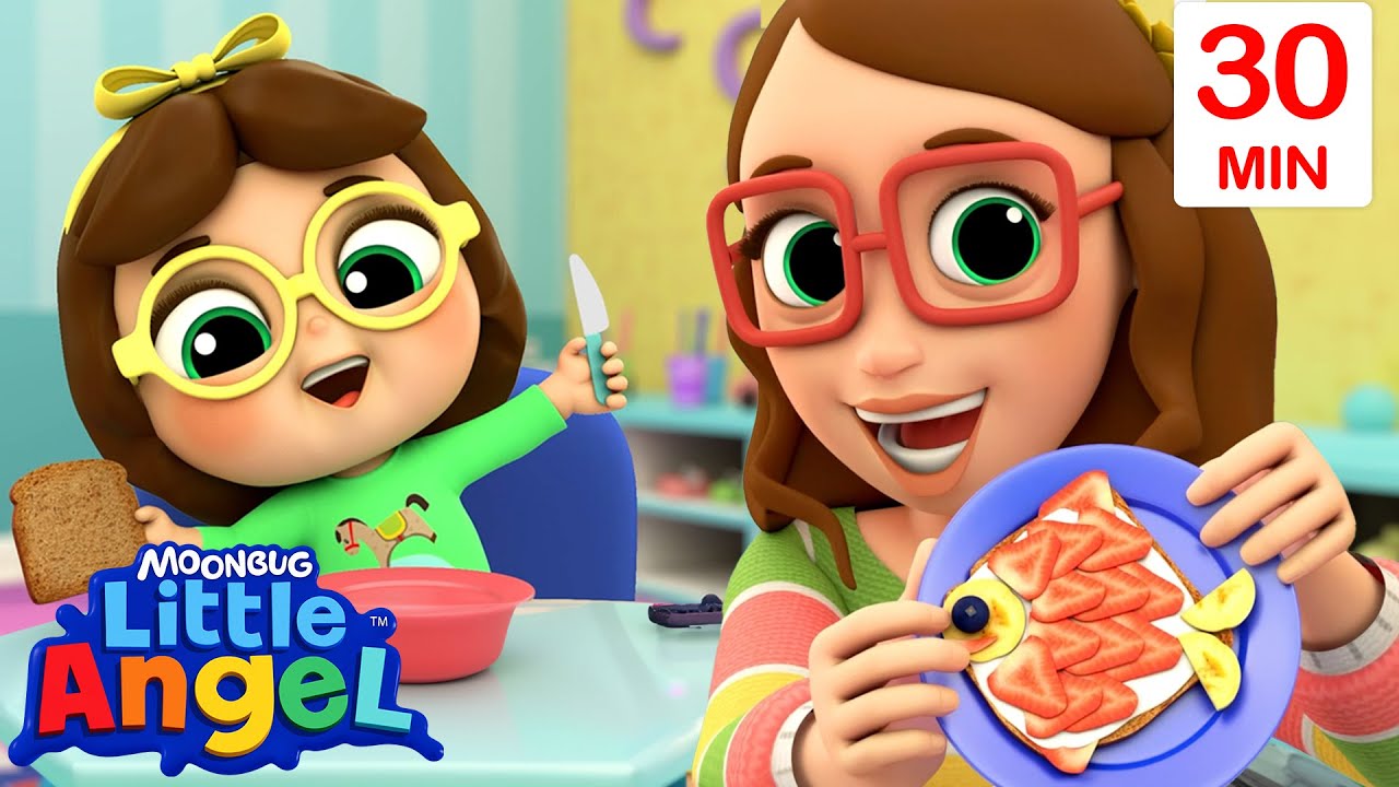 Yes Yes Fruits Are Good For You | Little Angel | Monster Cartoon for ...