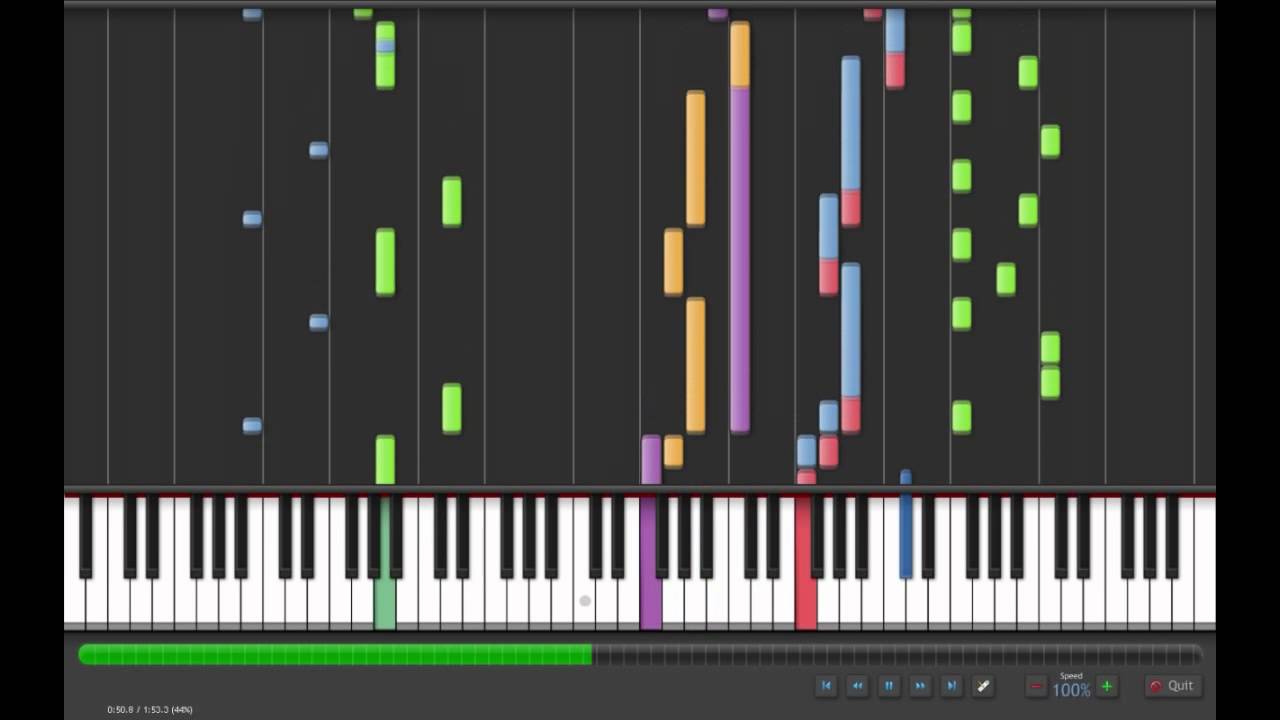 Hidden Palace Zone theme (Sonic The Hedgehog 2 Beta) in Synthesia - YouTube