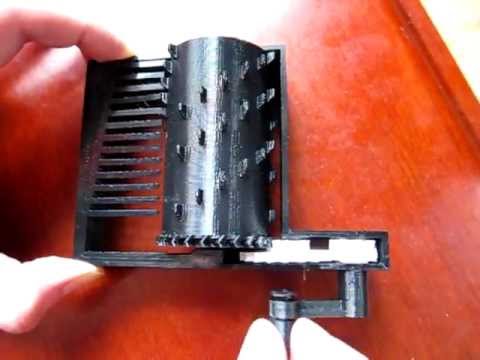 Fully 3D printed Music Box: Iteration 2 - YouTube
