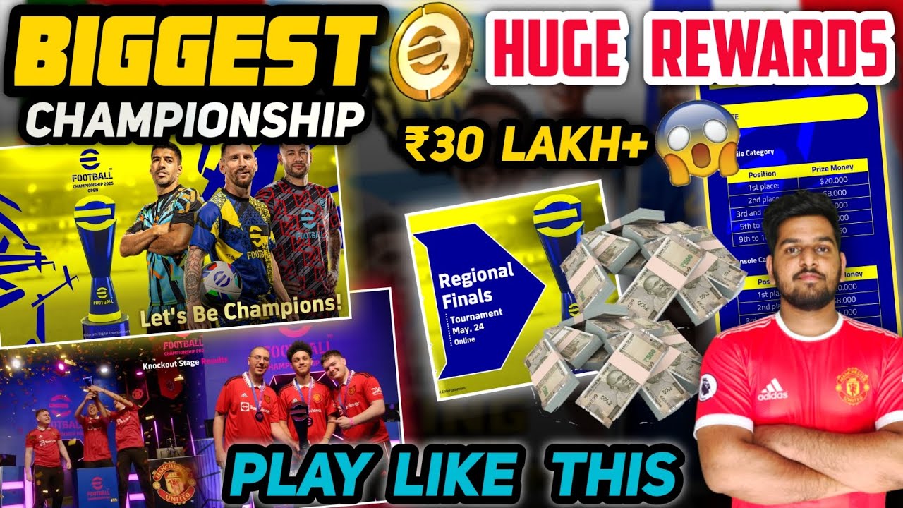 30 Lakh Cash Prize & Coin, Point Reward Huge E-FOOTBALL Championship ...