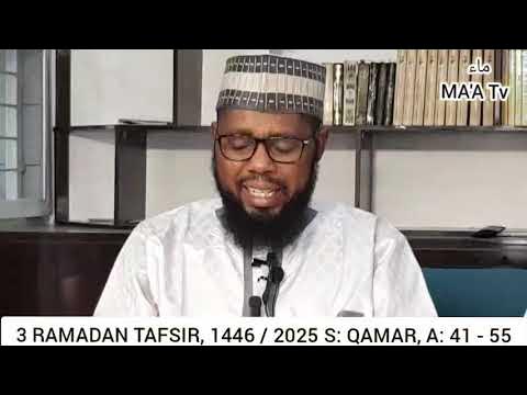 3 RAMADAN TAFSIR 1446/2025 - USTAZ ALIYU ABDULLAHI, AT ABBA KYARI CLOSE MOSQUE, UNGUWAN RIMI ...