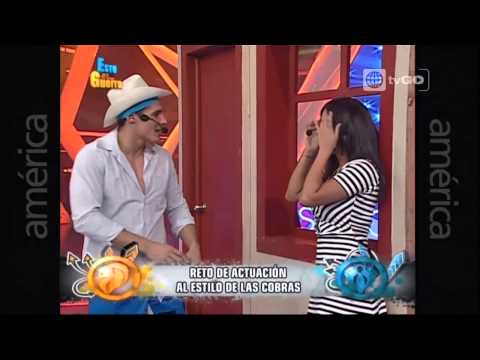 Melissa Paredes besó a la fuerza a Facundo González - Esto es Guerra - 01/06/2015