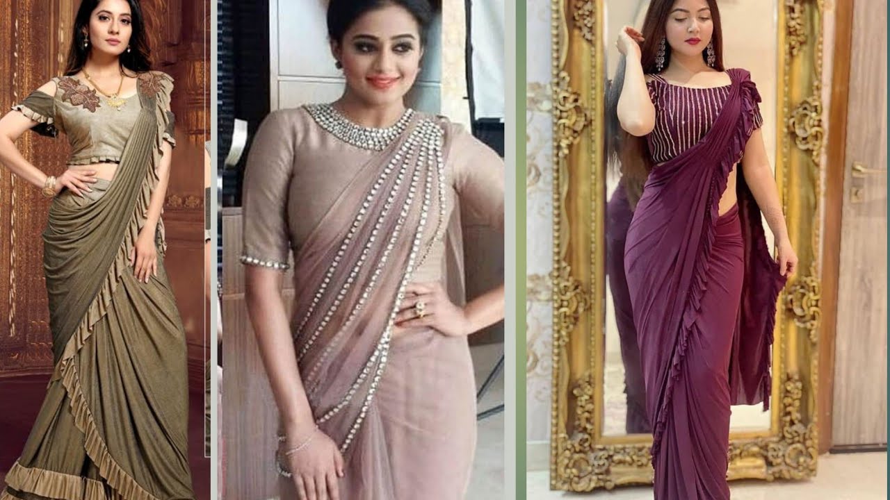 Pakistani and Indian saari ideas // beautiful and attractive sari ideas ...