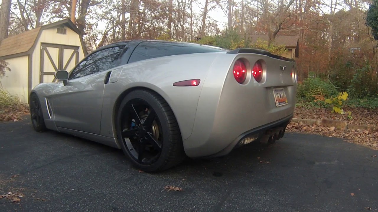 Custom cammed C6 Corvette start up - YouTube
