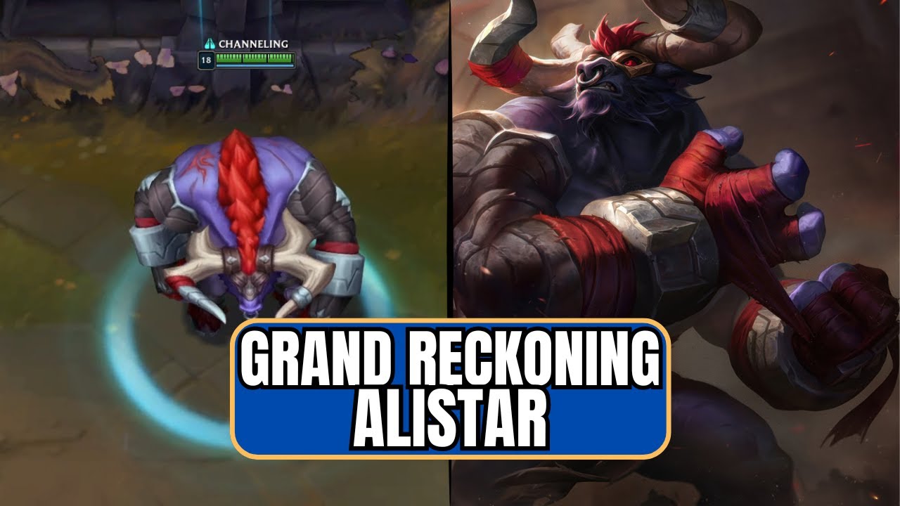 Grand Reckoning Alistar Skin Spotlight | New Alistar Skin | League of ...