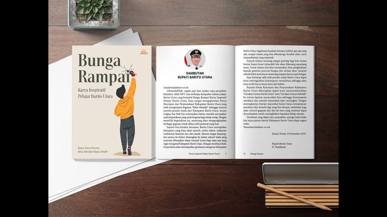 BUKU | BUNGA RAMPAI KARYA INSPIRATIF PELAJAR BARITO UTARA - YouTube
