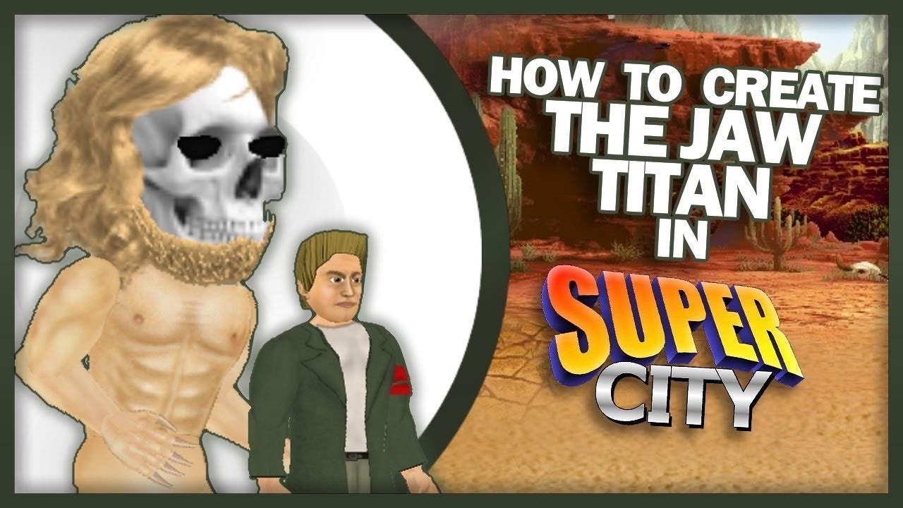 How to Create The Jaw Titan / Porco Galliard (Attack On Titan) in Super ...
