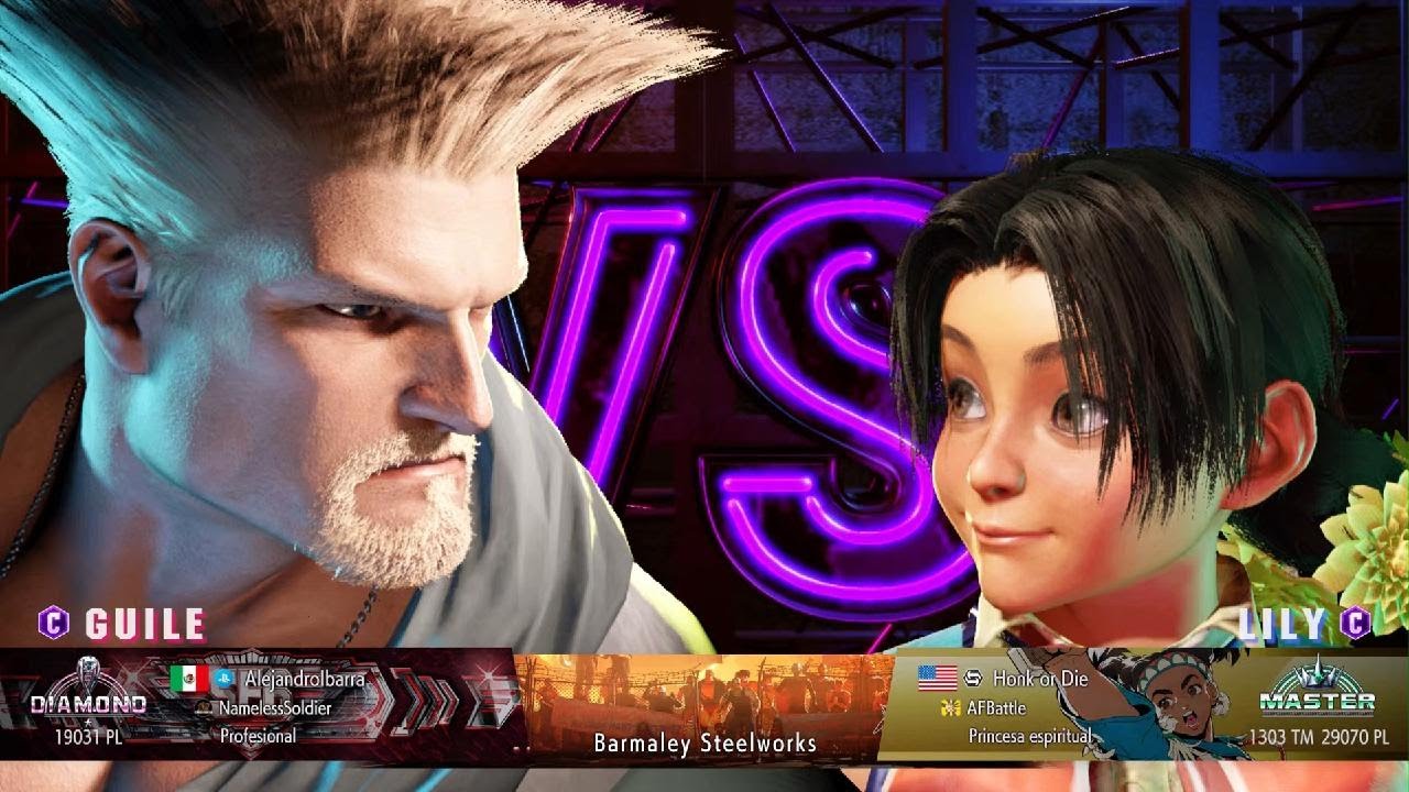 Street Fighter 6 Guile combo kill Lily master Battle Hub - YouTube
