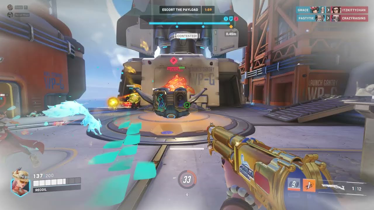 Ashe & BoB Overwatch 2 Kiriko Support Zenyatta Widowmaker Soldier 76 ...