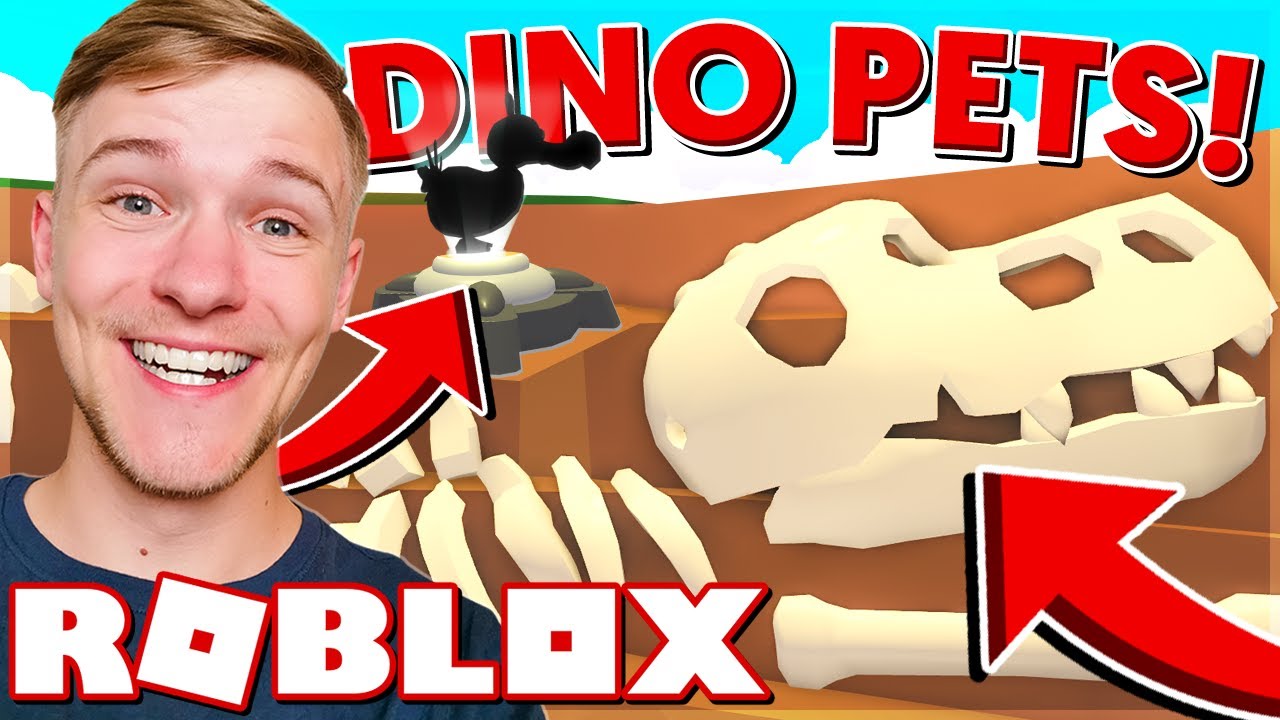 UDGRAVER DINOSAUR! *NY FOSSIL UPDATE!* | Adopt Me Roblox Dansk - YouTube