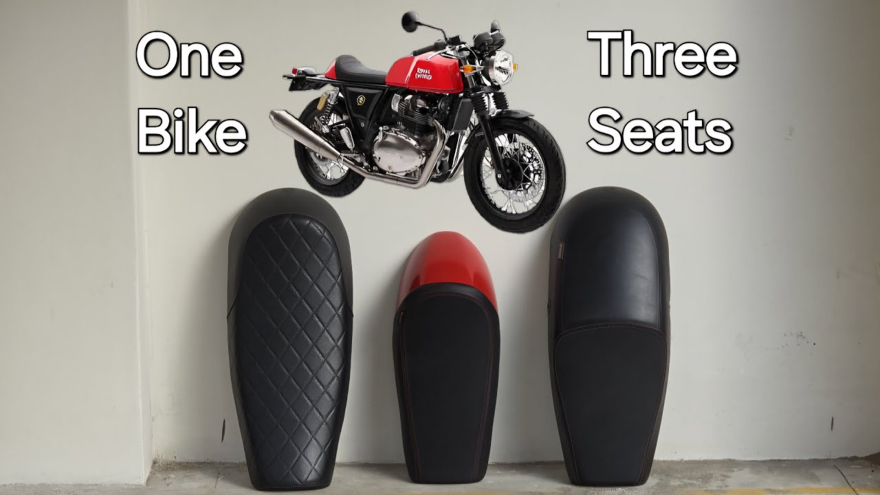 Trying out different seats in GT 650 #gt650 #continentalgt650 # ...