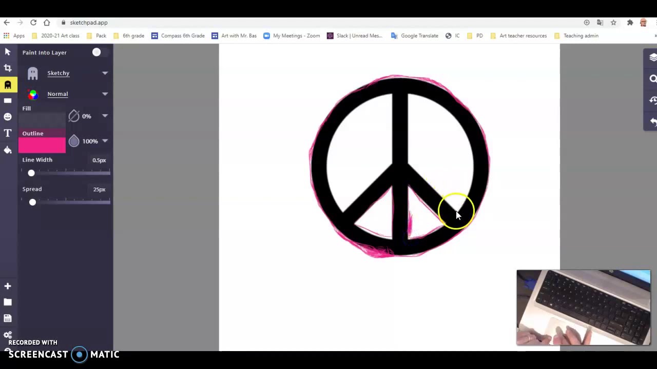 Copy past and tracing in sketchpad 2019 - YouTube