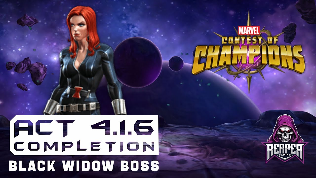MCOC | Act 4.1.6 | Black Widow Boss | Act 4.1 Completion # ...