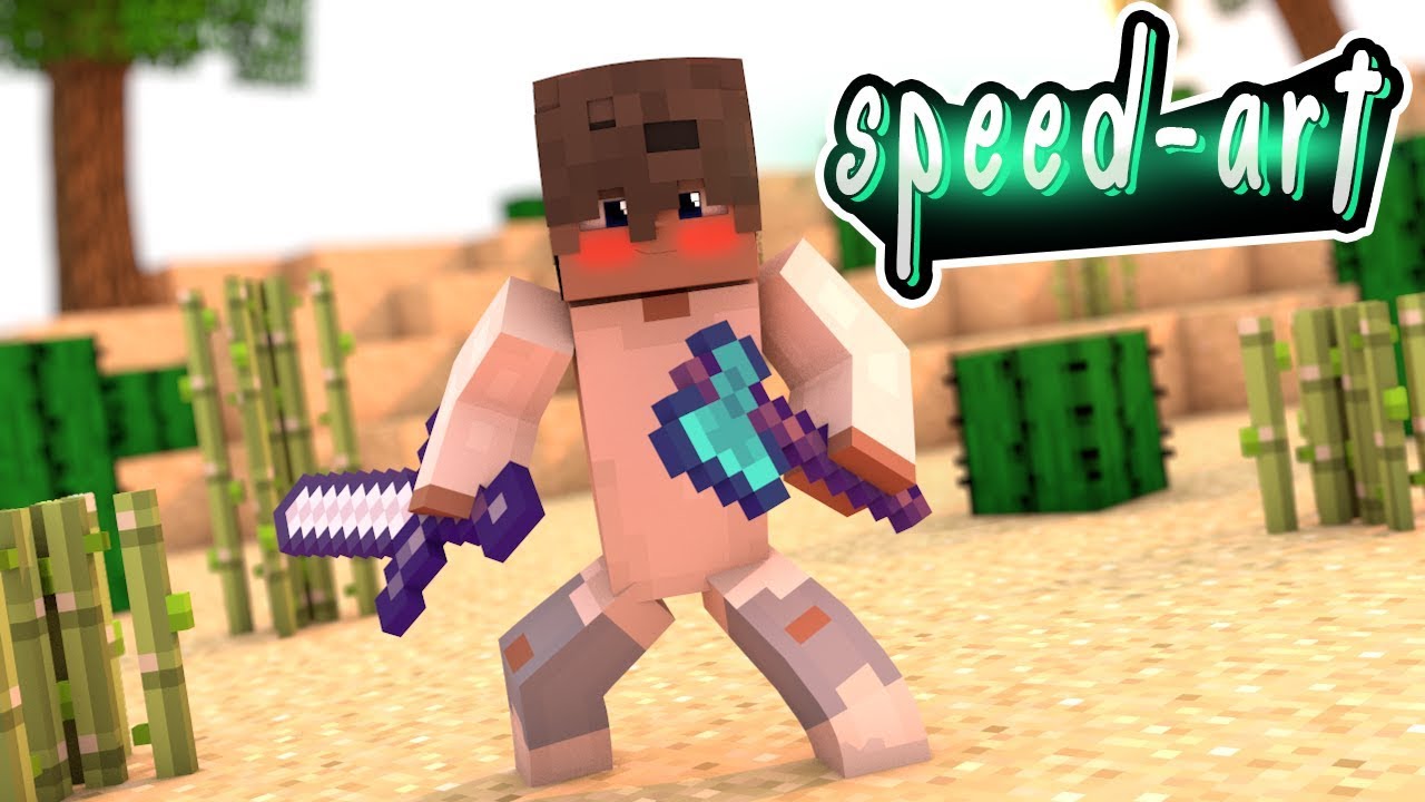 Speed Art Wallpaper Minecraft!! #1 - YouTube