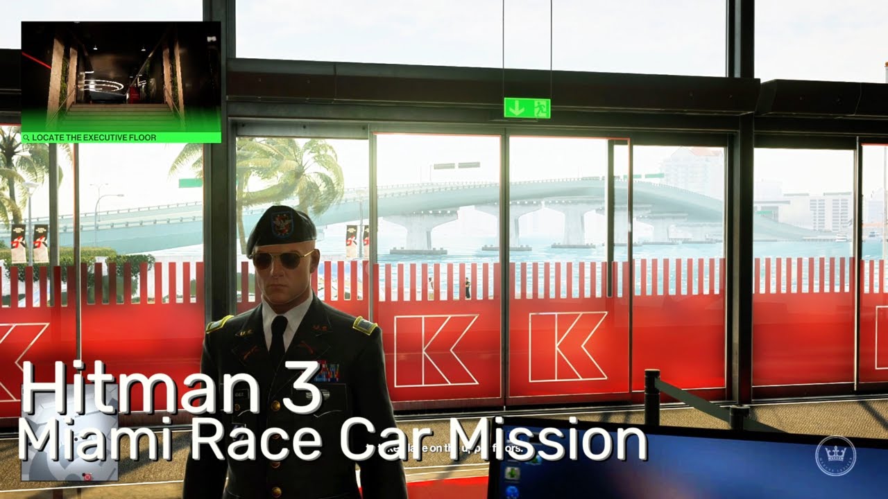 Hitman 3 | Miami the Race Car Mission. - YouTube