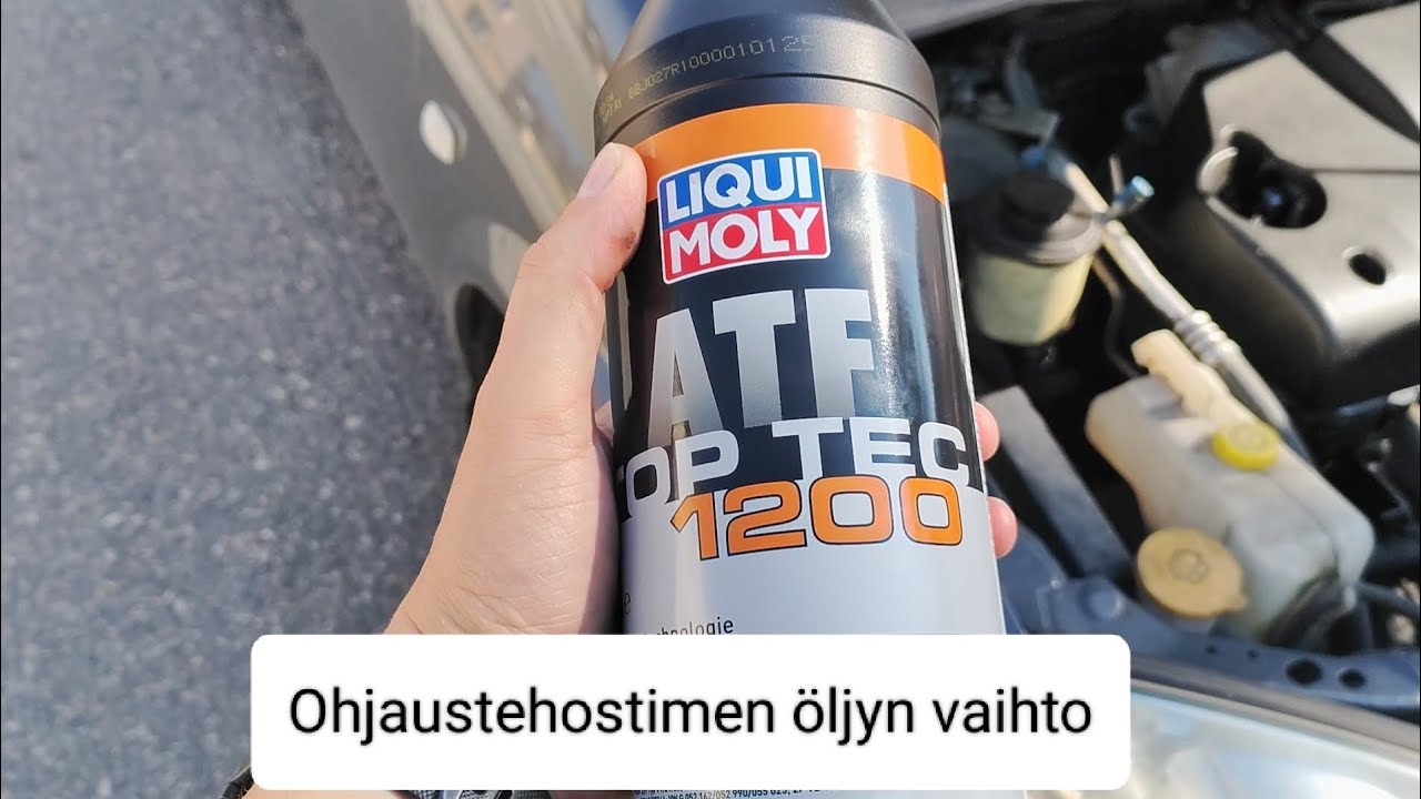 Ohjaustehostimen öljyn vaihto Primera P12 - YouTube