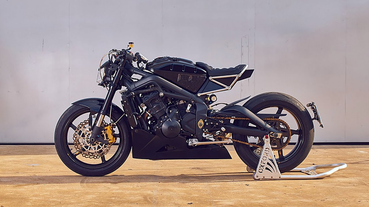 Futuristic Triumph Street Triple R Cafe Racer: The Menacing Custom Bike ...